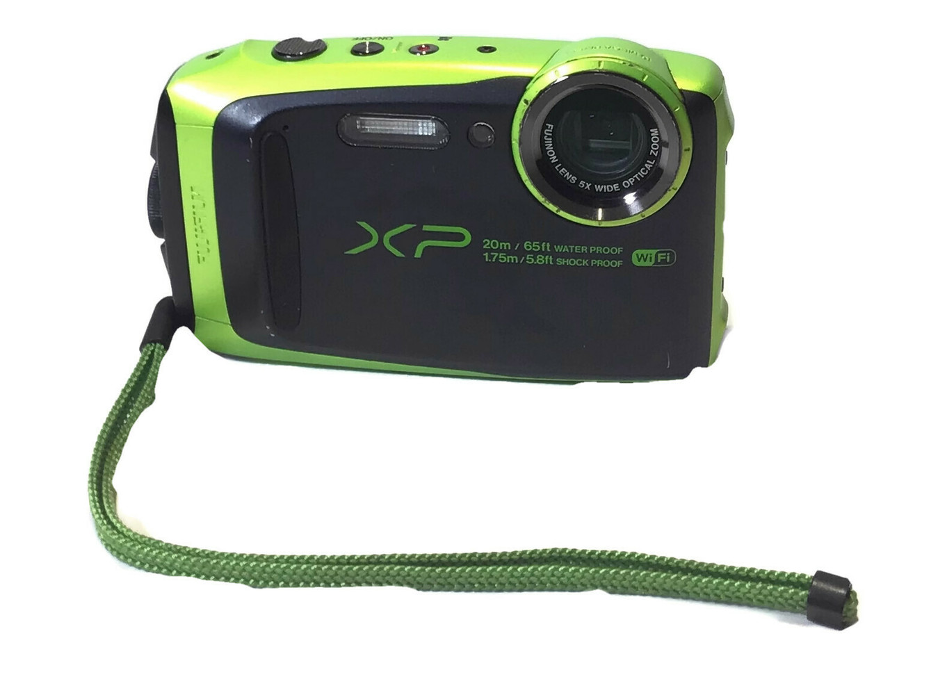 Fujifilm FinePix XP125 Waterproof/shockproof Camera Lime Green 16MP 5x ...