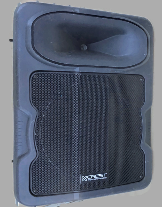 Crest Audio P.A. speaker Audio Sound Amplification Enclosure | USA Pawn