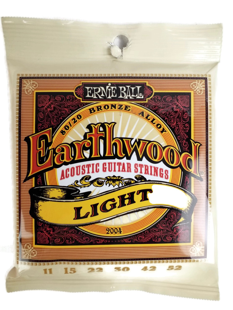 ERNIE BALL Earthwood Light Acoustic Guitar Strings | USA Pawn
