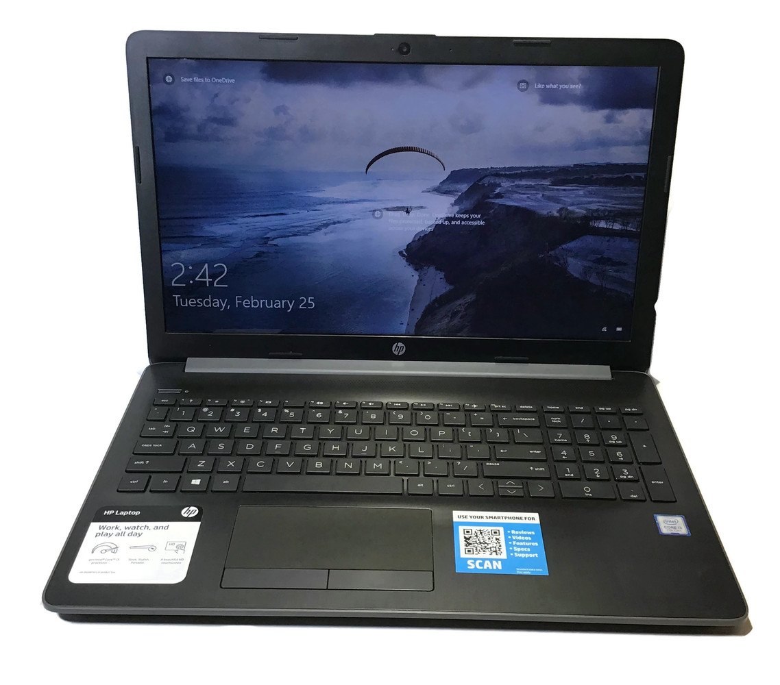 HP 15.6" 15-da0046nr Touchscreen Intel Core i3 (7th Gen) with Charger ...