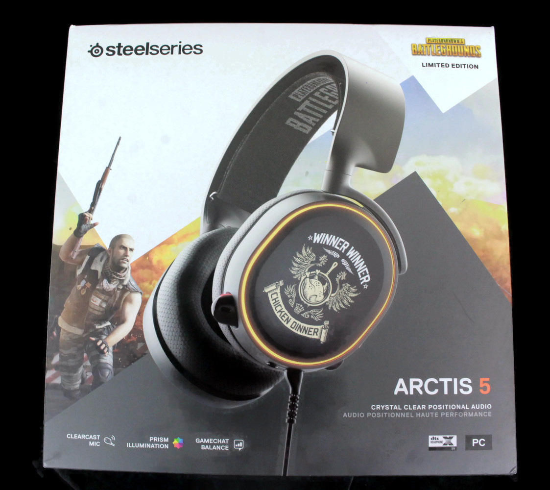 Steelseries Arctis 5 PUBG Edition Headset Head-Band Black - 61510 - New ...