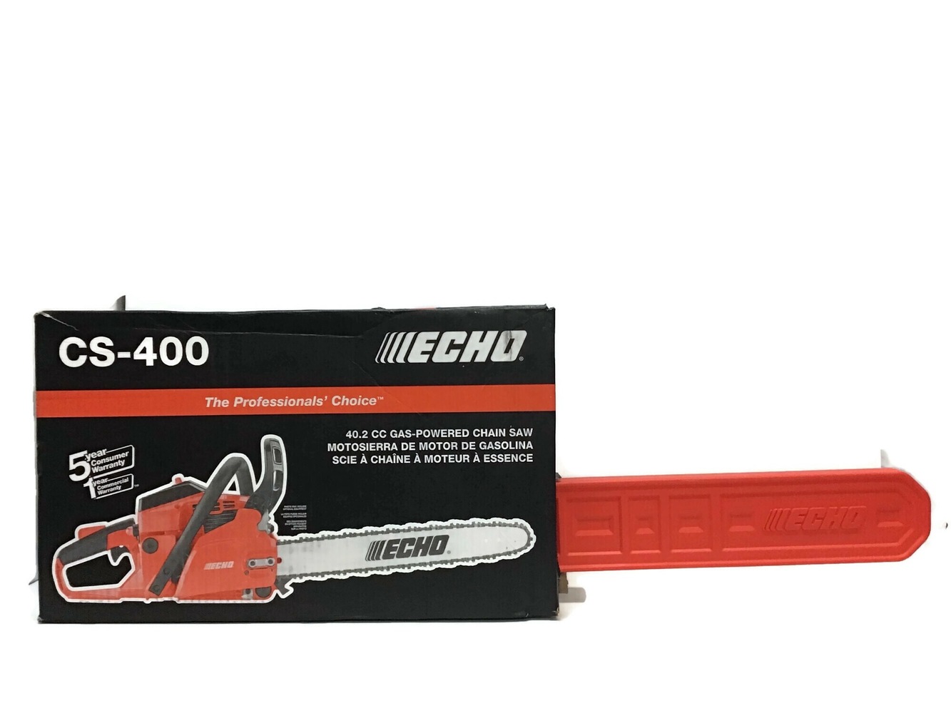 Echo CS-400 Professional Grade 18in. 40.2cc Gas 2-Stroke Chainsaw - New ...