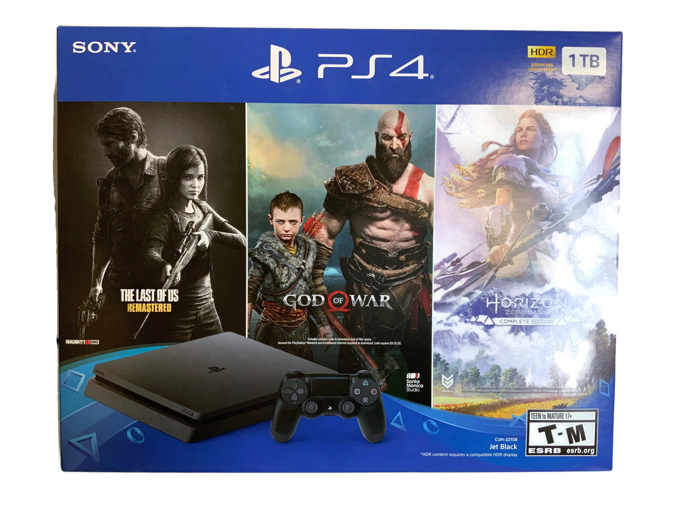 Sony PlayStation Slim 4 1TB Only on PlayStation PS4 Console Bundle ...