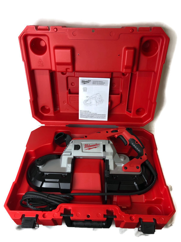 Milwaukee 6232-20 11 Amp Deep Cut Variable Speed Band Saw In Case | USA ...