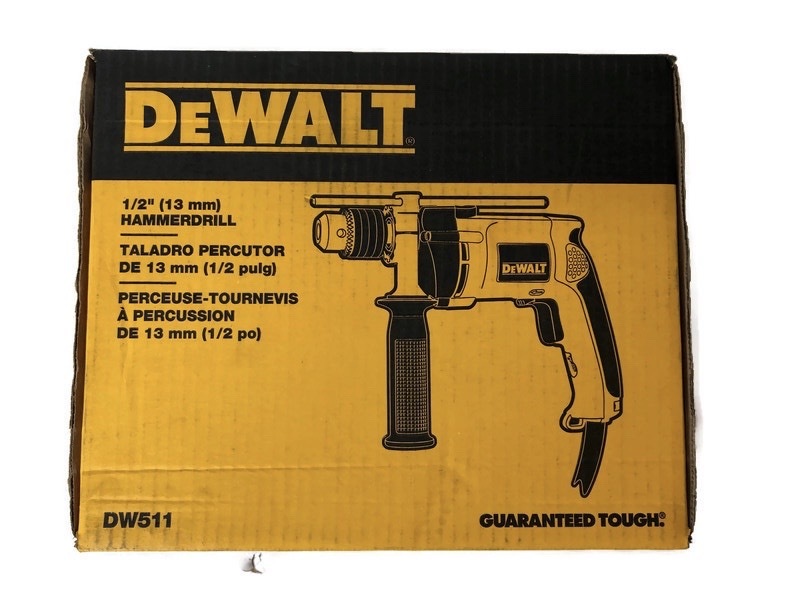 Dewalt DW511 7.8 Amp Corded 1/2 in. Variable Speed Reversible Hammer ...