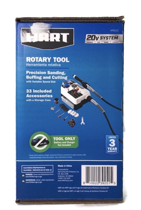 Hart HPRL01 20-Volt Cordless Rotary Tool - New | USA Pawn