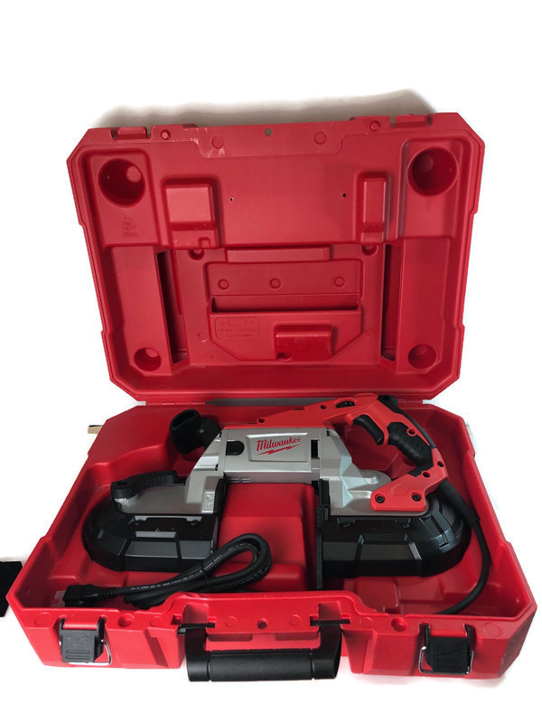 MILWAUKEE 6232-21 Band Saw 11 Amp Deep Cut Band Saw with Hard Case ...