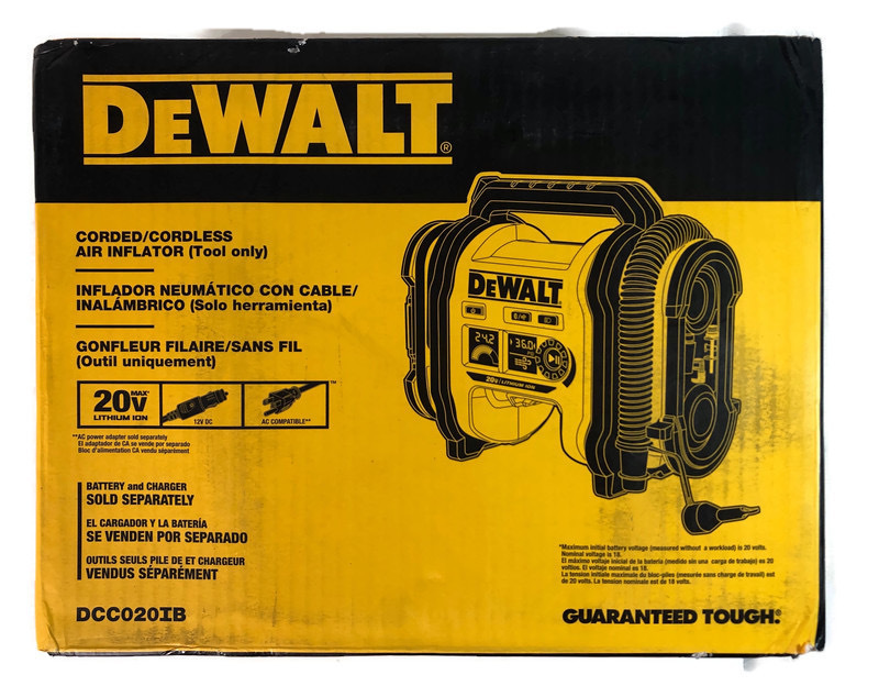 DEWALT Model: DCC0201 20-Volt MAX Inflator (Tool-Only) - New | USA Pawn