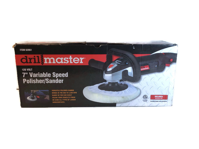 Drill Master Model: 62861 7 In. 10 Amp Variable Speed Polisher | USA Pawn
