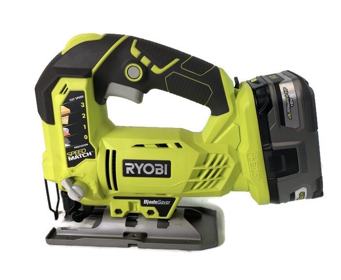 Ryobi P5231 18-Volt ONE+ Cordless Orbital Jig Saw With Battery (No ...