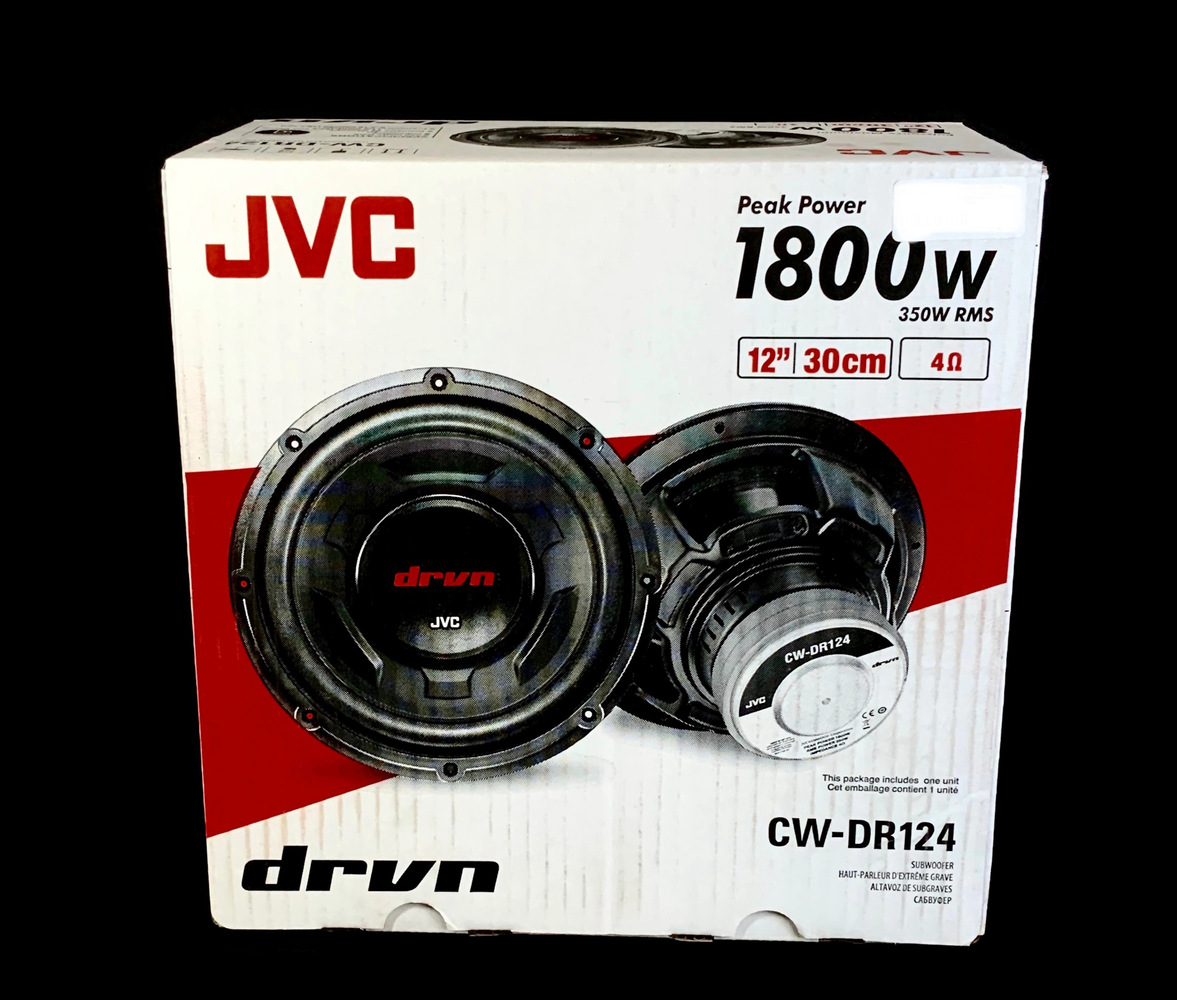 JVC 12" 1800W Subwoofer Model: CW-DR124 - New | USA Pawn