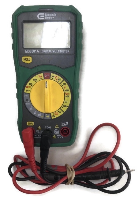 Commercial Electric Manual Ranging Multimeter | USA Pawn