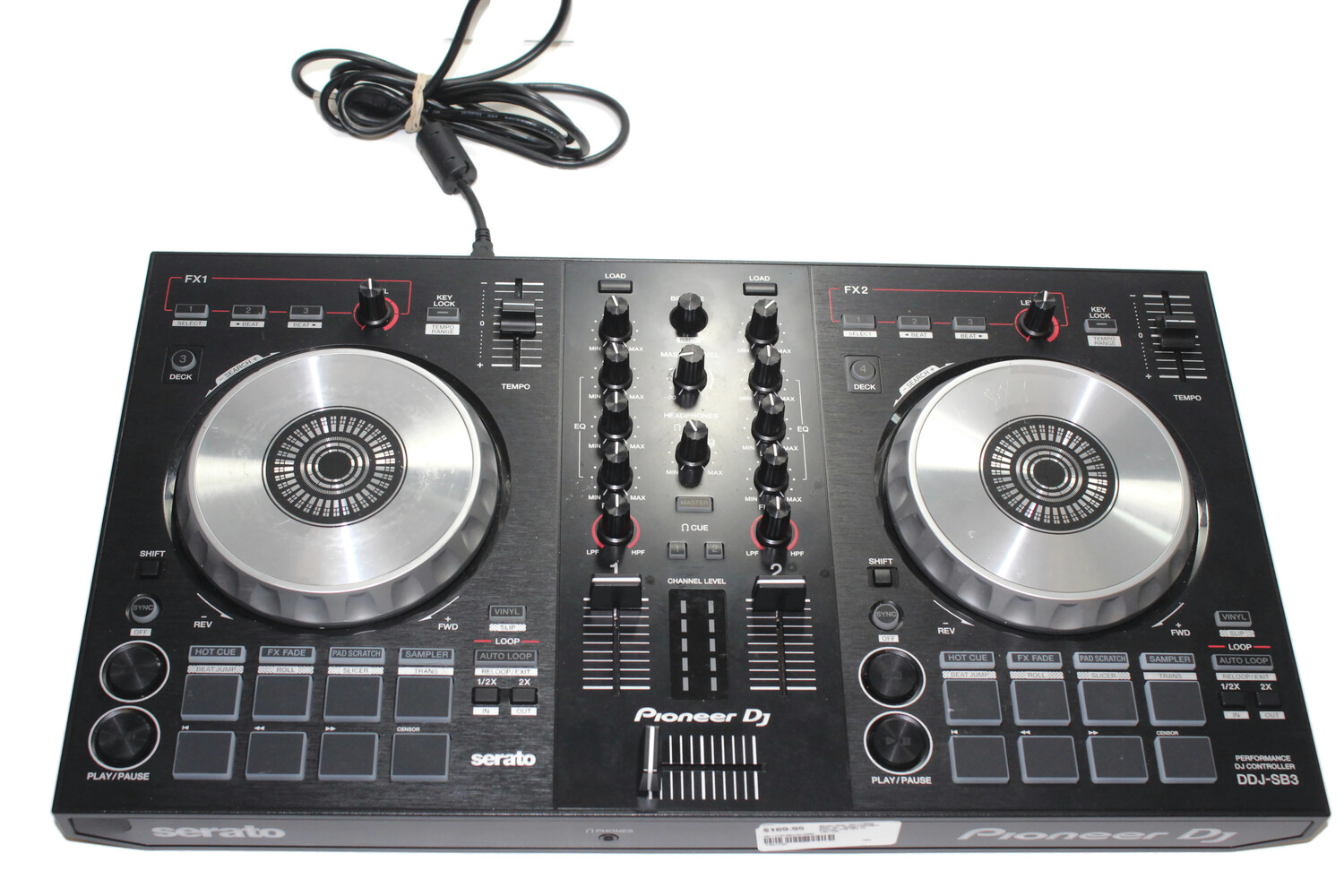 Pioneer DJ DDJ-SB3 Portable 2-Channel Serato DJ Lite Controller - Black ...