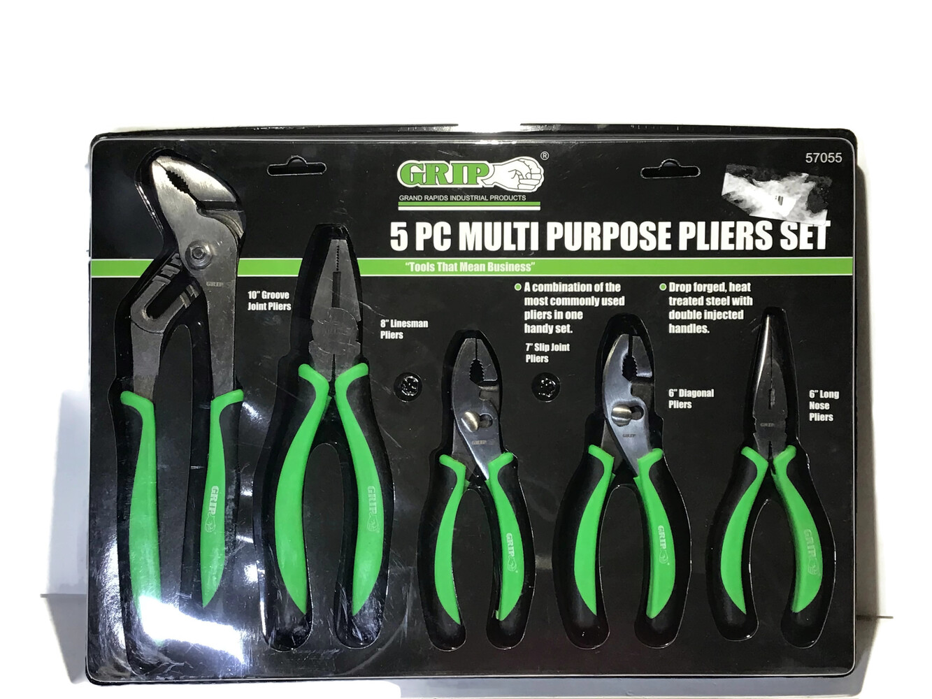 Grip 5 pc Multi-Purpose Pliers Set - Model: 57055 - New | USA Pawn