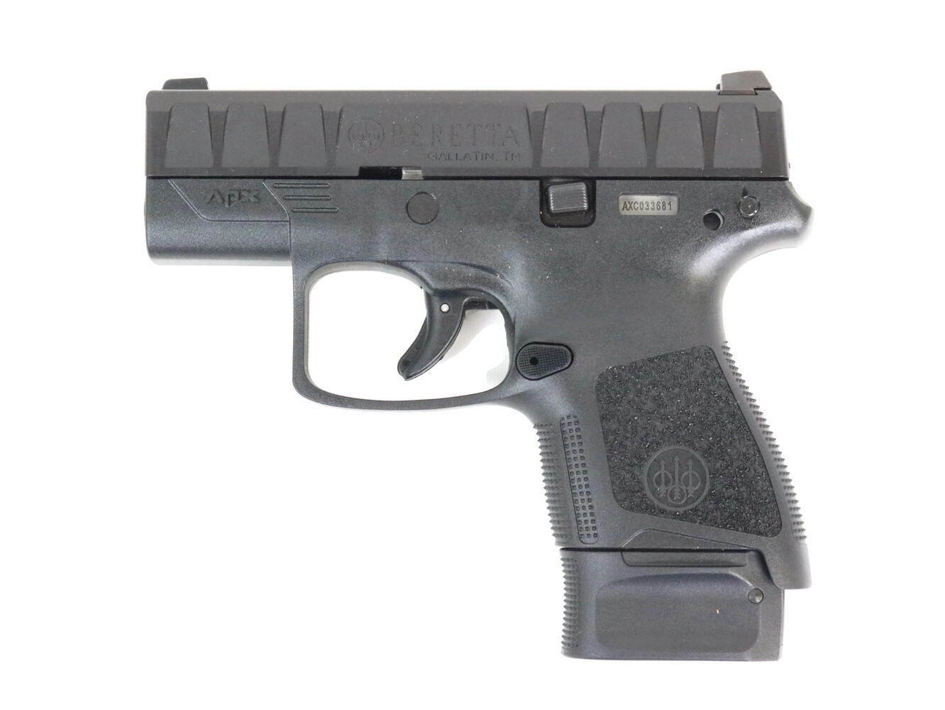 Beretta APX Carry LE 3" Barrel Single Stack 9mm Semi - Automatic Pistol ...