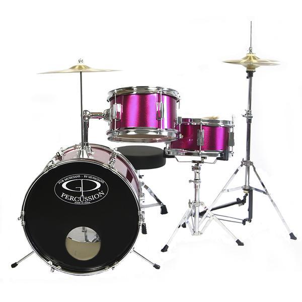 NEW!! GP50MPK 3 PC Junior Drum Set Pink | USA Pawn