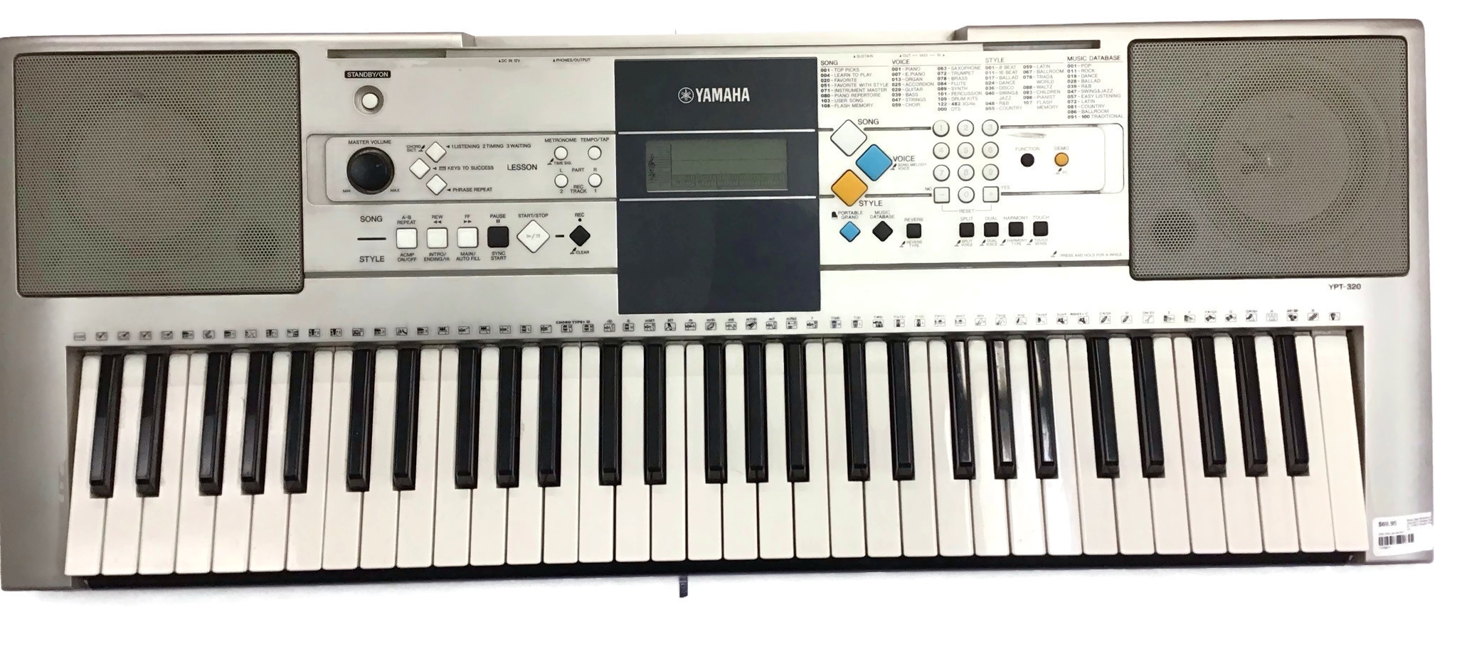 Yamaha Model: YPT-320 61 Key Personal Keyboard | USA Pawn