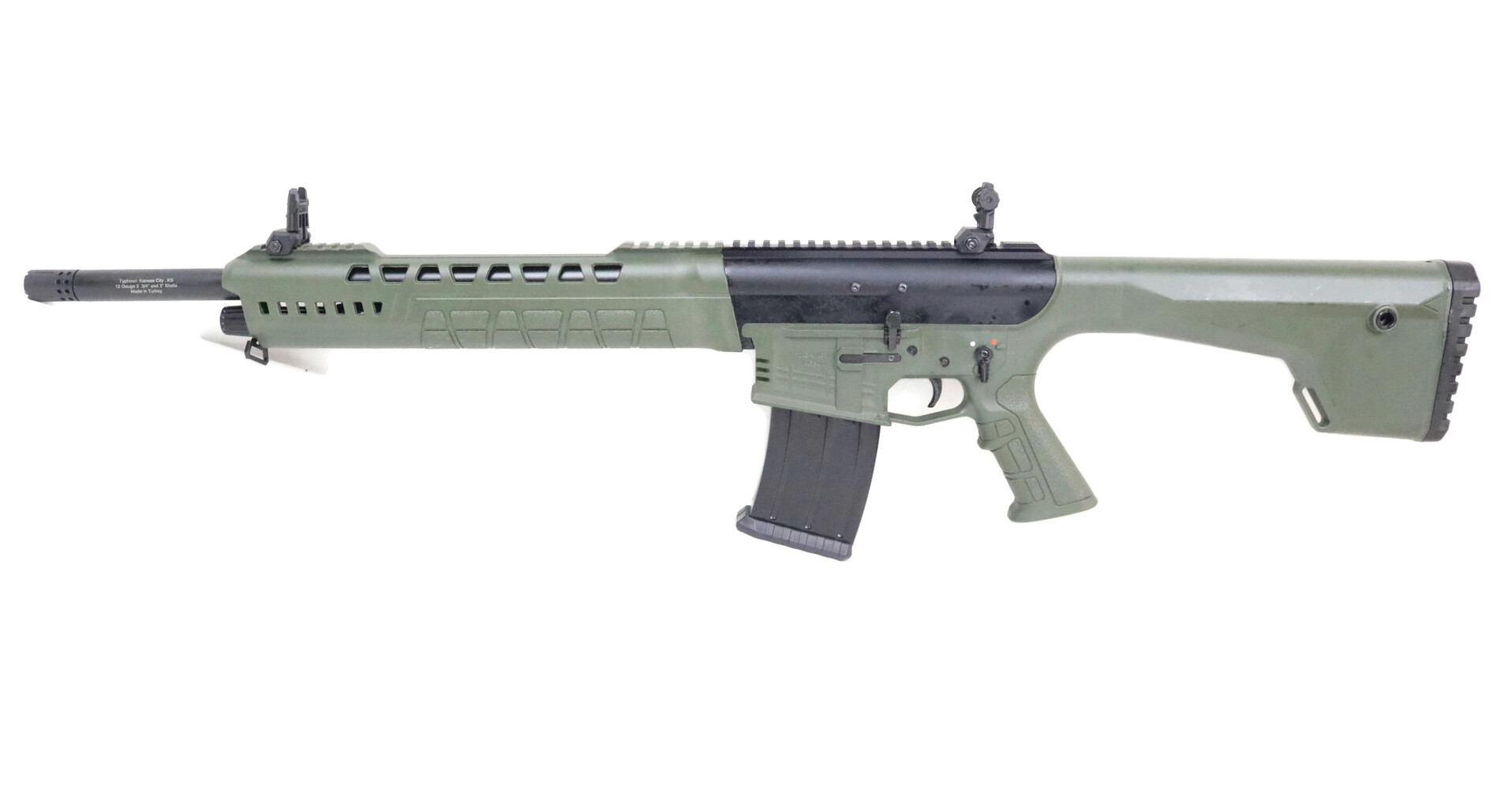 Typhoon Defense X12 AR Style Semi - Auto Shotgun 12 Ga 18.5" Barrel ...