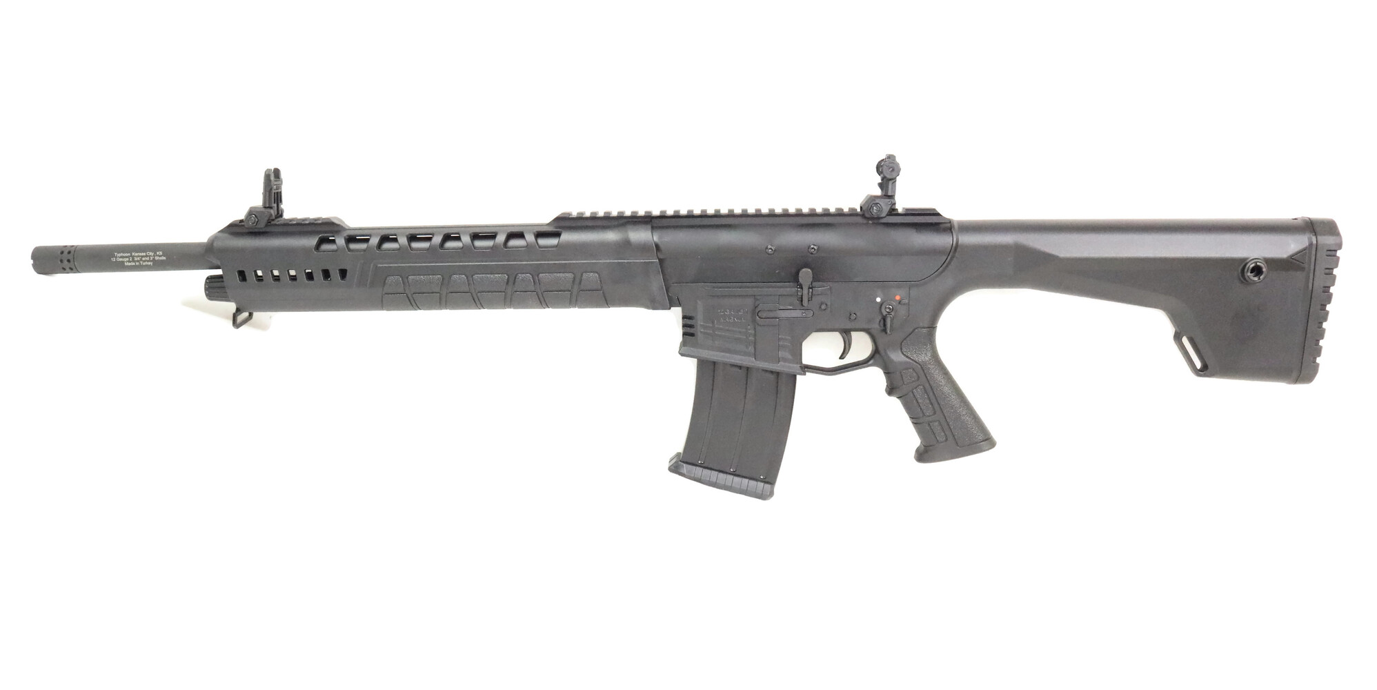 Typhoon Defense X12 AR Style Semi - Auto Shotgun 12 Ga 18.5" Barrel ...