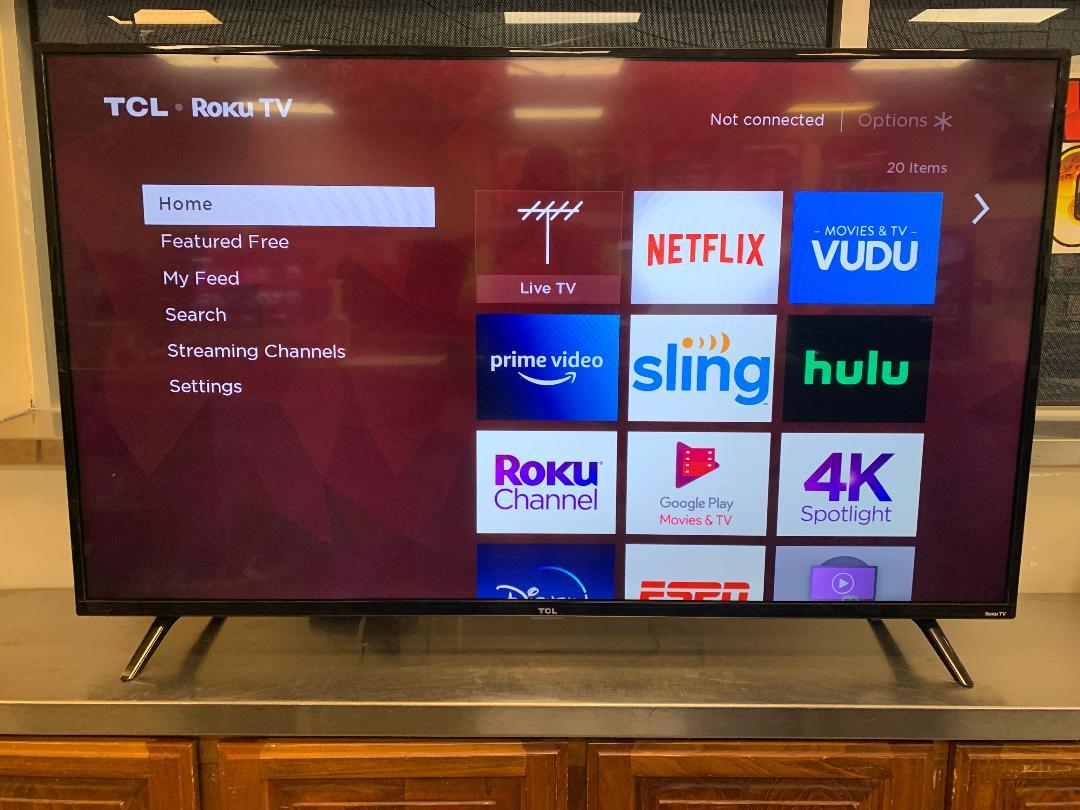 55" TCL 55S421 Roku Smart LED TV | USA Pawn