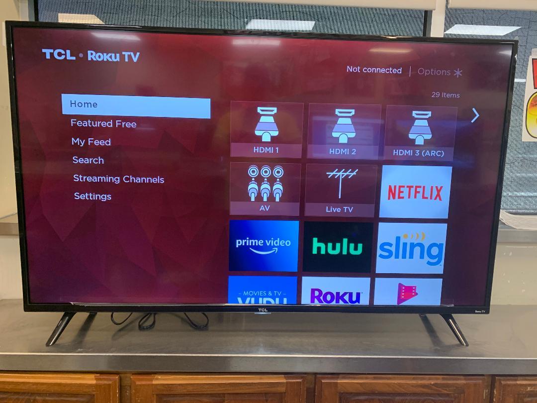 55" TCL 55S421 4K Roku Smart LED TV | USA Pawn