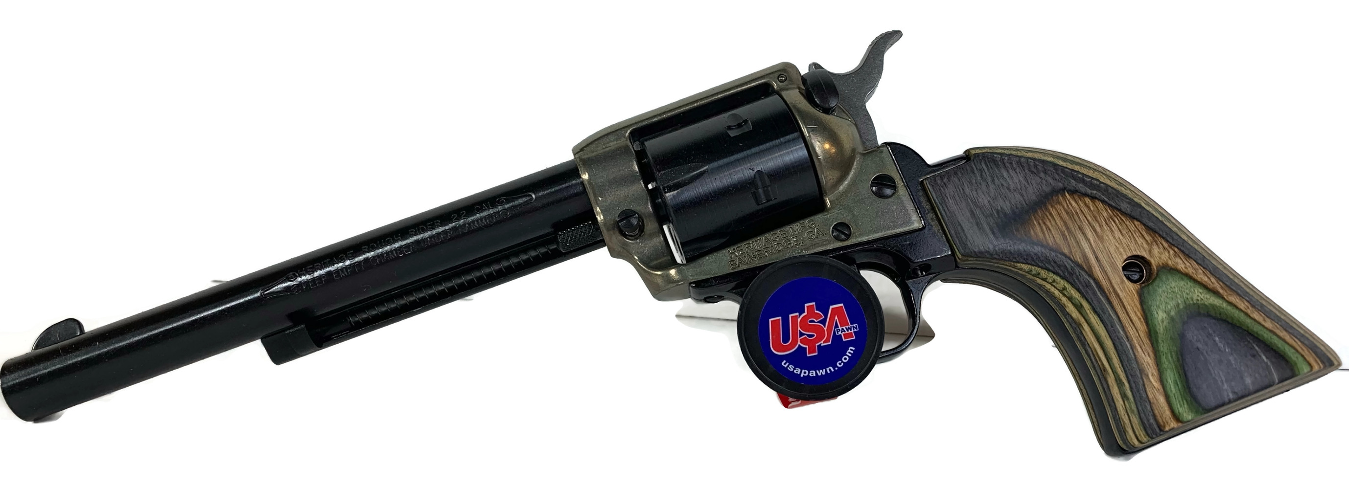 NEW!! Heritage Rough Rider .22LR W/Camo Grips | USA Pawn