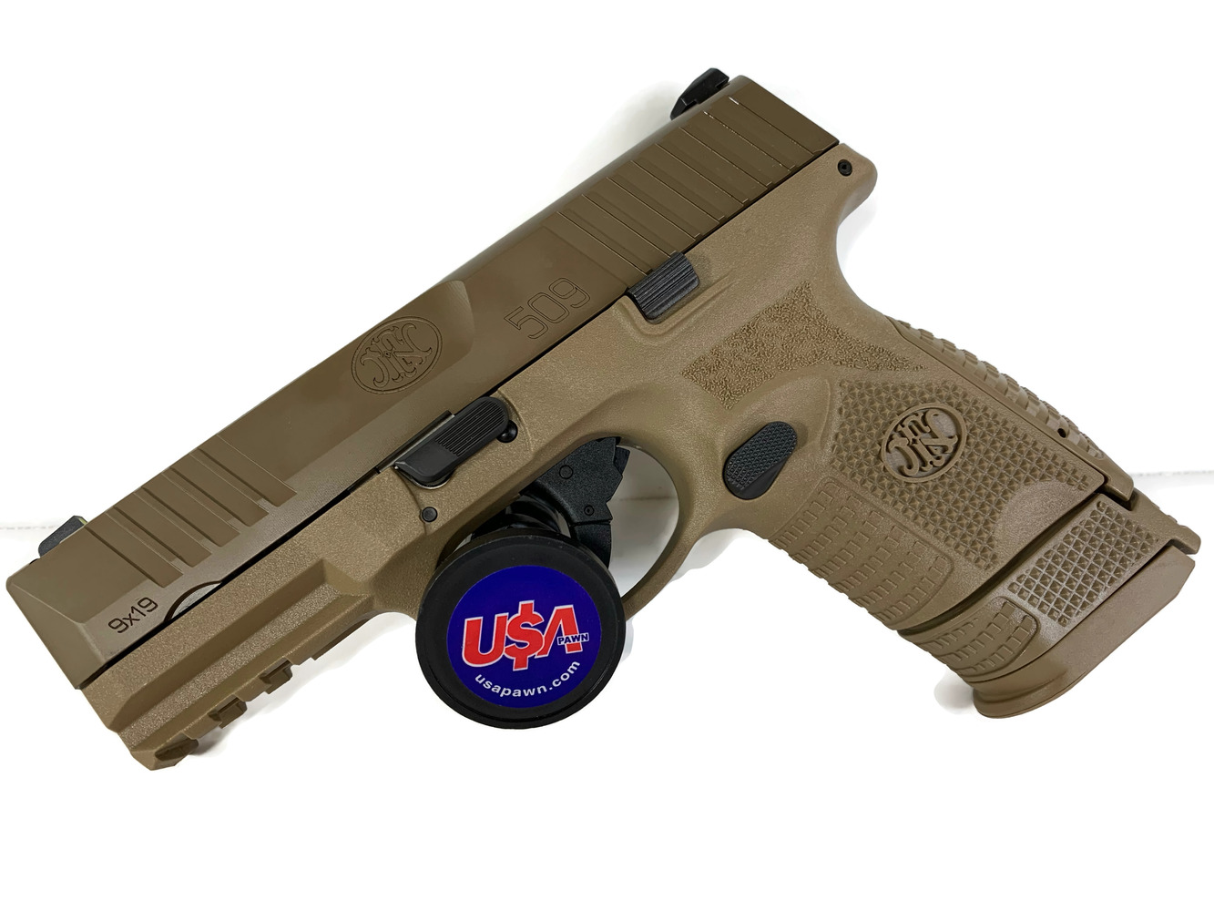 FN 509 Desert Tan 9MM Pistol | USA Pawn
