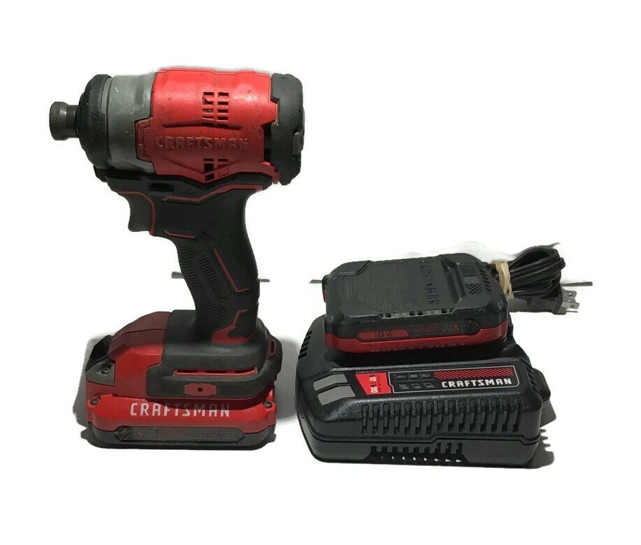 CRAFTSMAN V20 20-Volt Max Variable Speed Brushless Cordless Impact ...