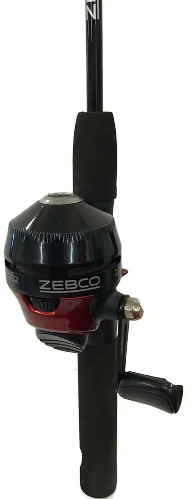 Zebco 202 Push Button Reel Red and Black | USA Pawn