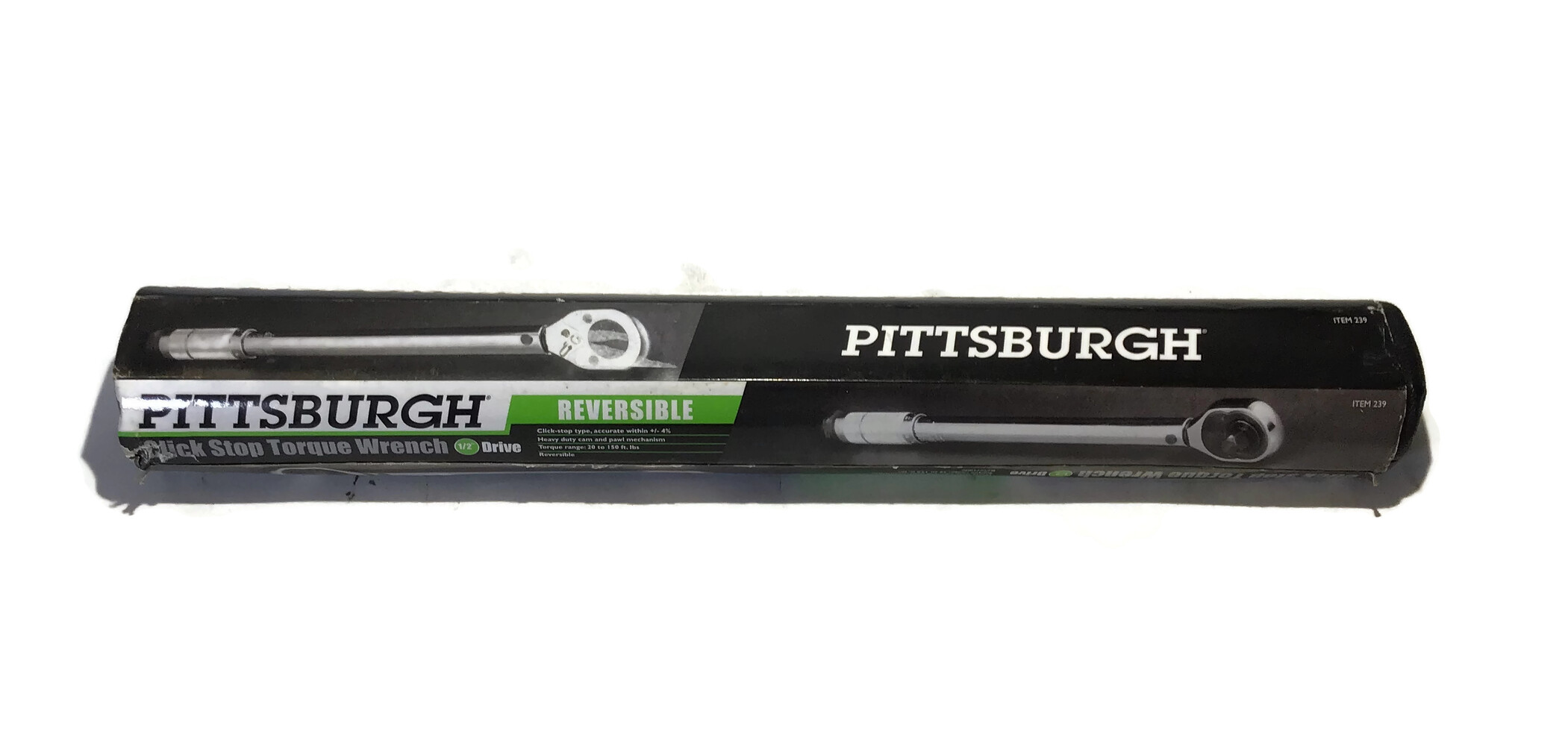 Pittsburgh Pro 239 Professional Drive Click Stop Torque Wrench | USA Pawn