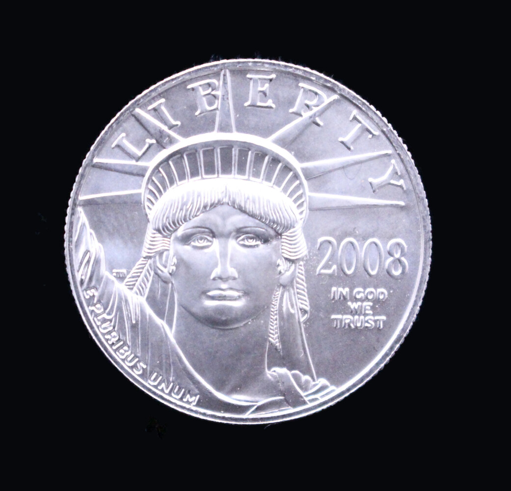 2008 American Eagle $50 One Half Ounce 1/2oz Platinum .9995 Coin ...