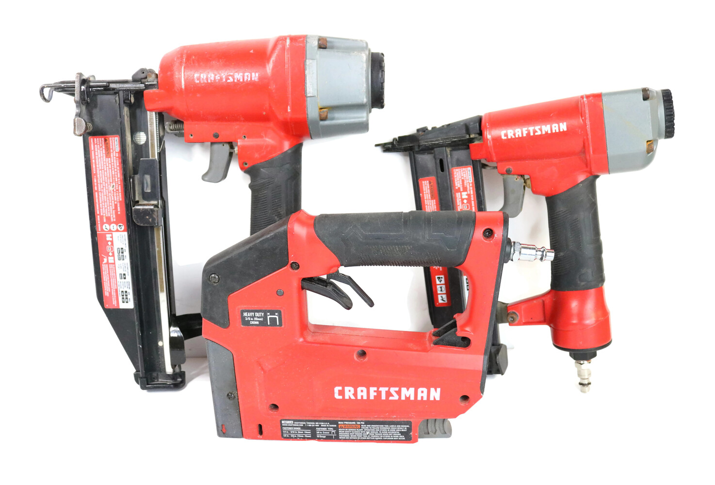 Craftsman 3 Piece Nail Gun Set | USA Pawn