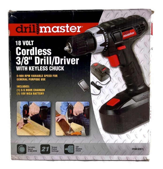 Drillmaster 18 Volt Cordless 3/8" Drill/Driver | USA Pawn
