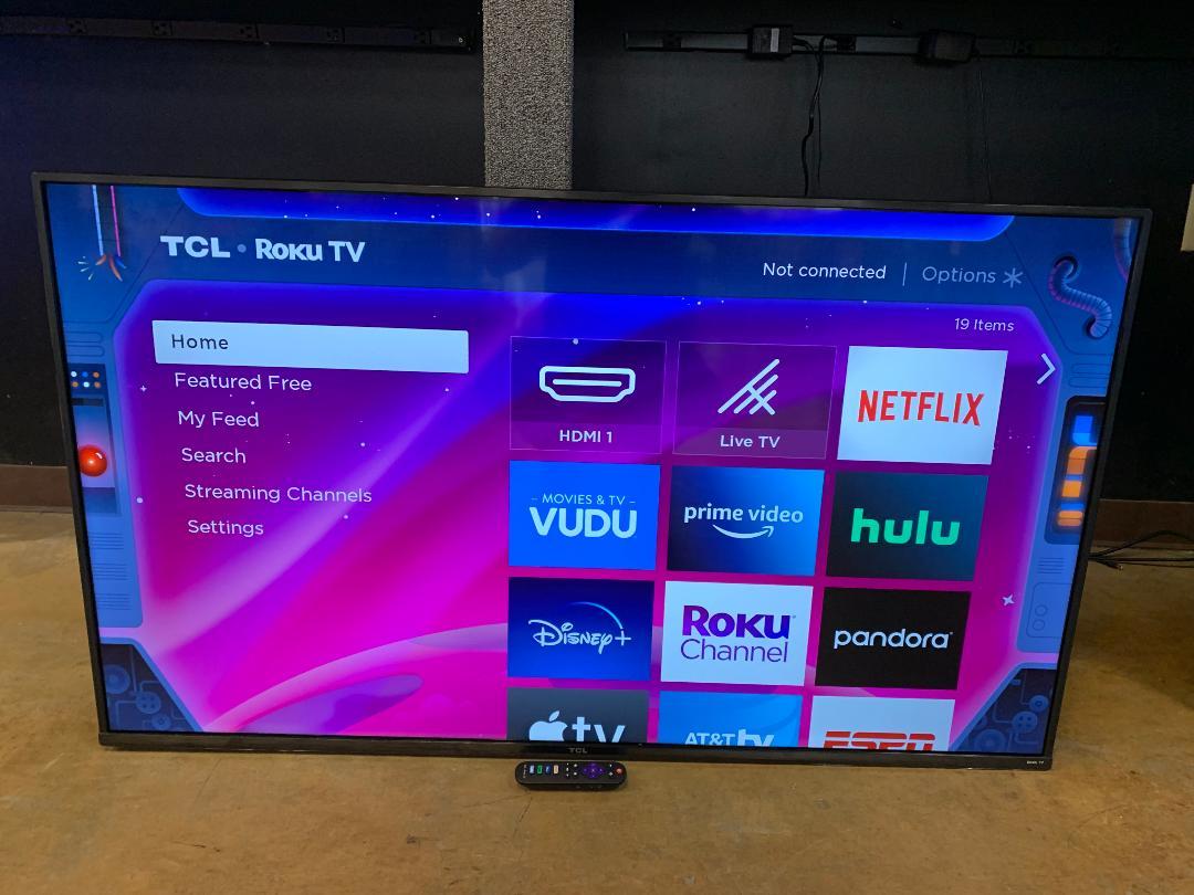 55" TCL 55S431 4K Roku Smart LED TV- No Legs | USA Pawn