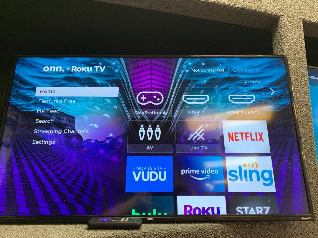 40" Onn 100005842 Roku Smart LED TV- No Legs | USA Pawn