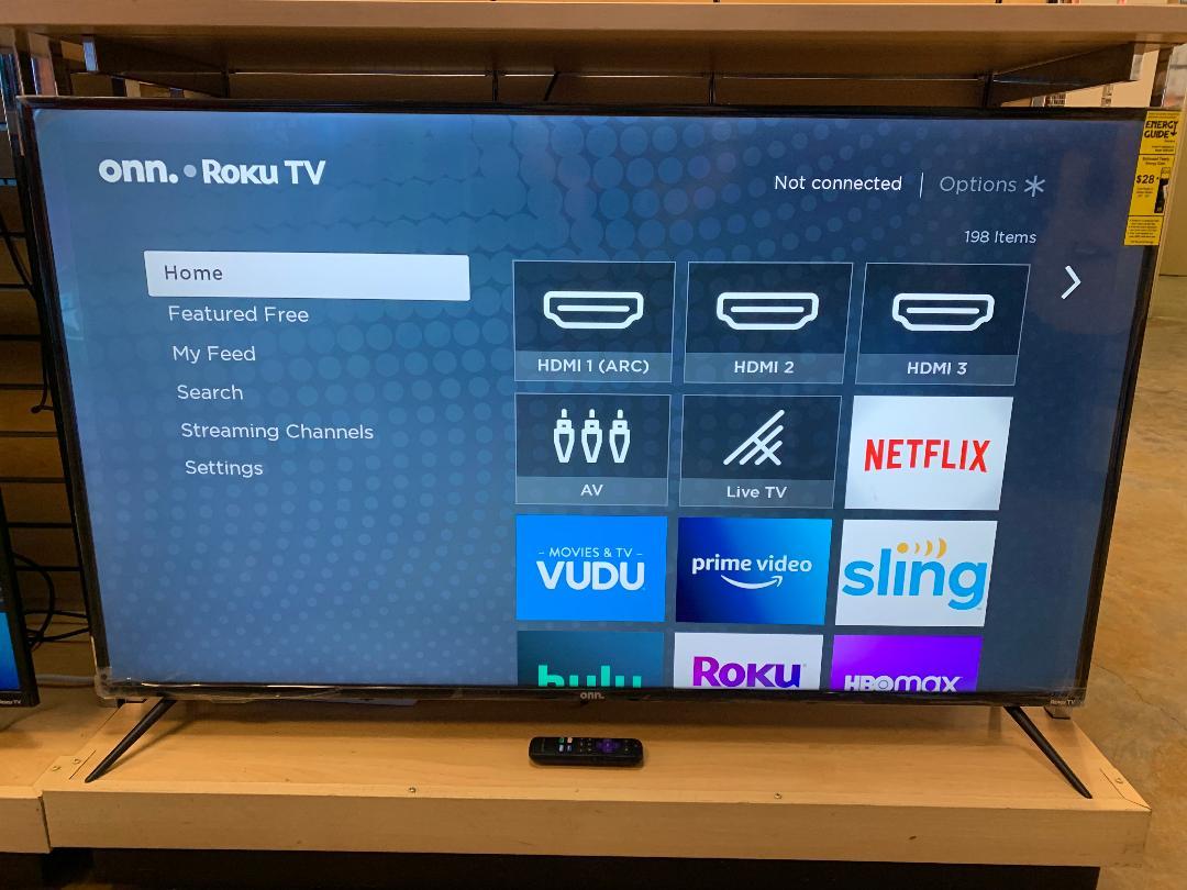 55" Onn 100012586 4K Roku Smart LED TV | USA Pawn