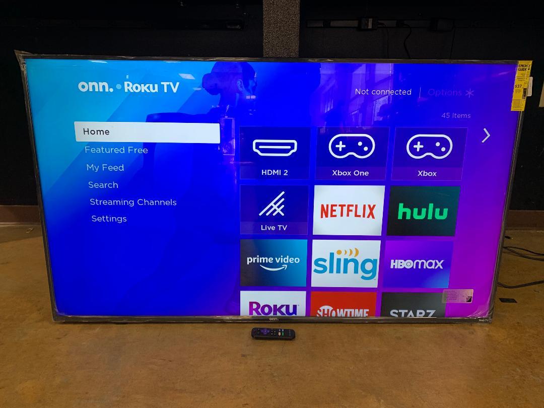 65" Onn 10012587 4K Roku Smart LED TV | USA Pawn