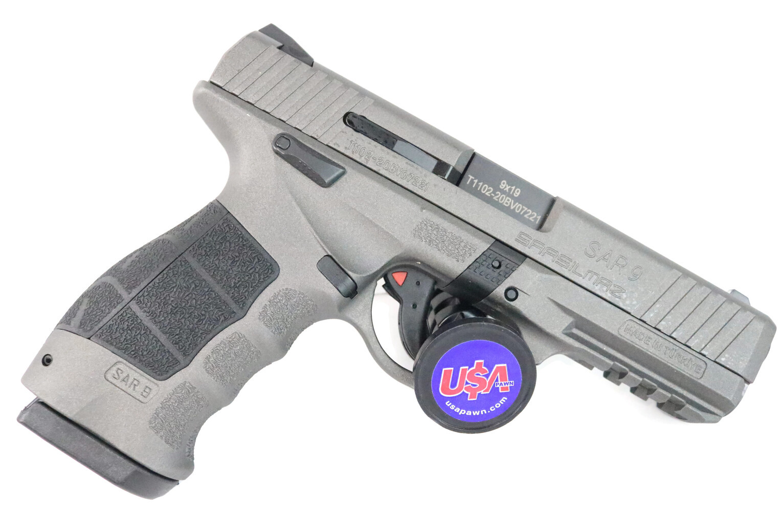 SARSILMAZ SAR9 Platinum 9MM Semi Automatic Pistol | USA Pawn