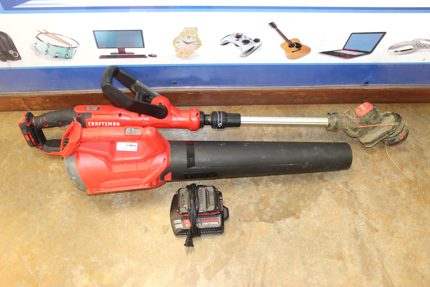 craftsman cmcst900 20V Blower and Weedeater Combo | USA Pawn