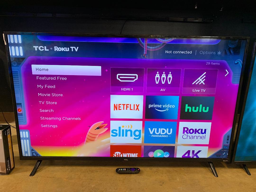 55" TCL 55S421 4K Roku Smart LED TV | USA Pawn
