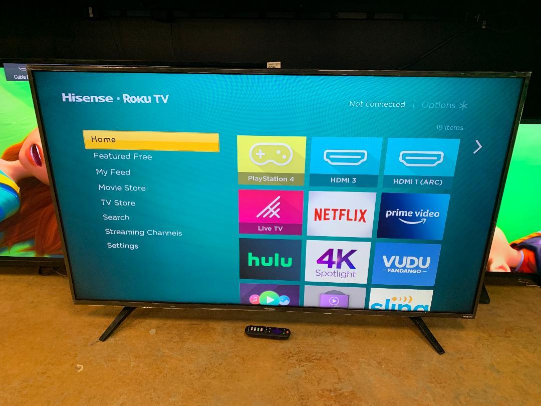 55" Hisense 55R6000E 4K Roku Smart LED TV | USA Pawn