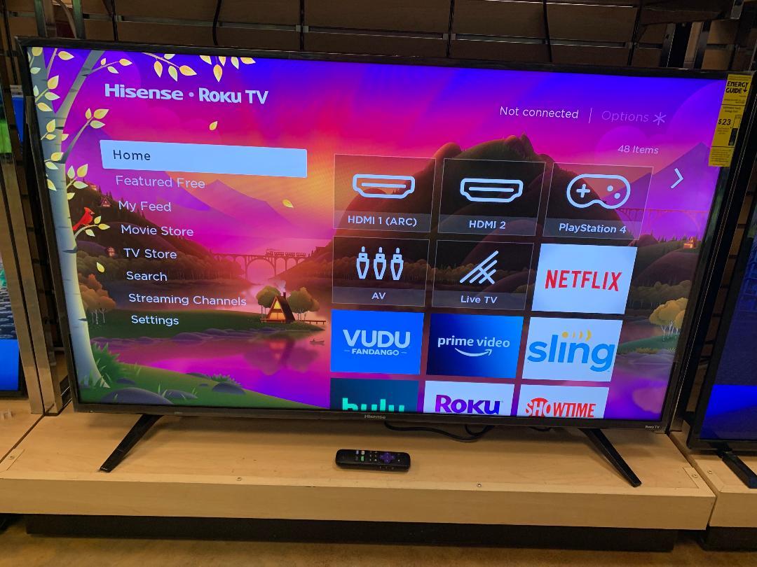 50" Hisense 50R6E 4K Roku Smart LED TV | USA Pawn