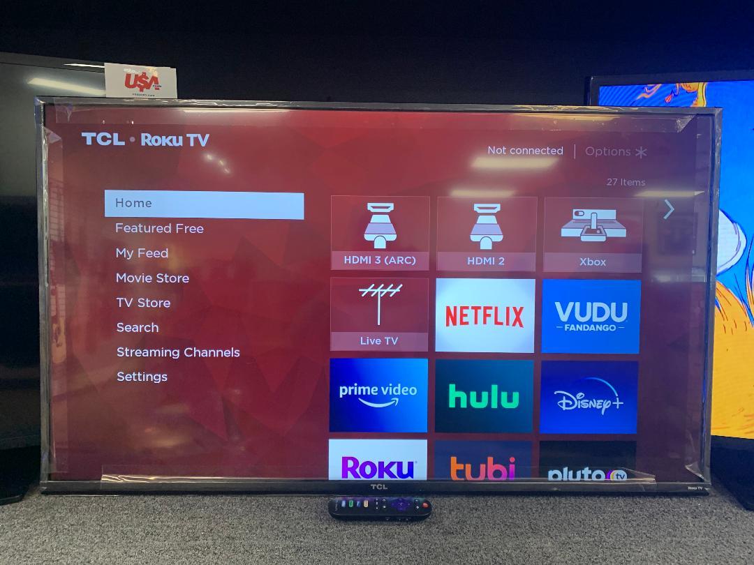 43" TCL 43S431 4K Roku Smart LED TV- No Legs | USA Pawn