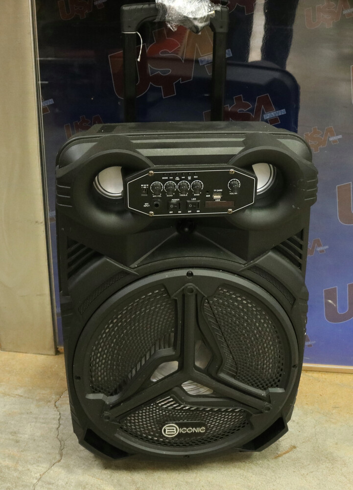 Biconic BC-SW-15-101-BK Portable PA Bluetooth Speaker | USA Pawn