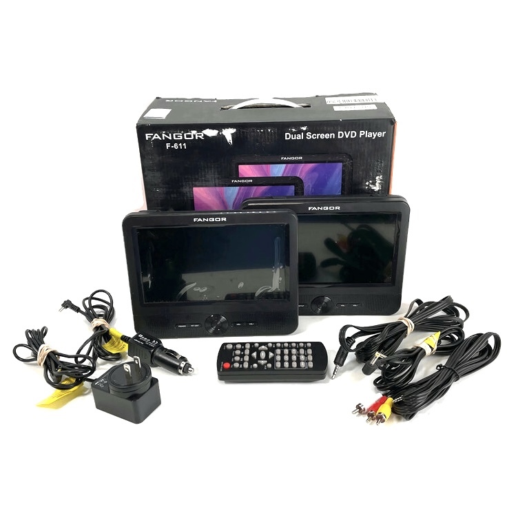 Fangor F-611 7.5" Dual Portable DVD Player | USA Pawn