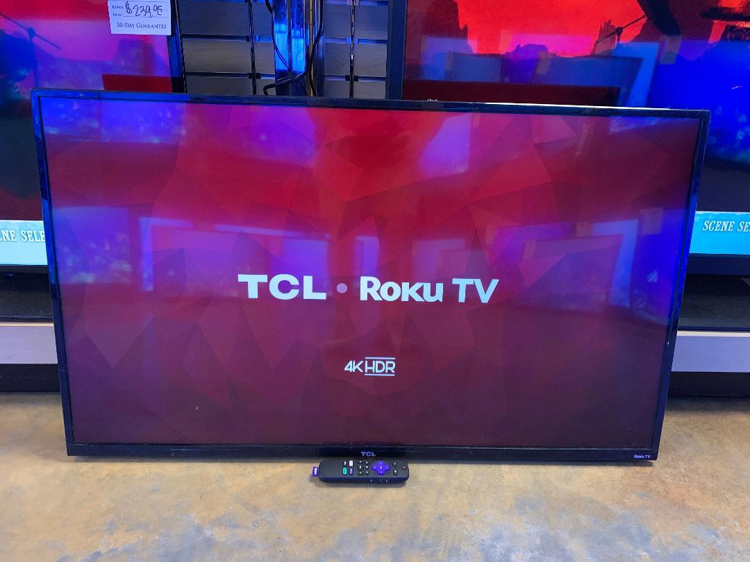 43" TCL 43S421 Roku Smart LED TV- No Legs | USA Pawn