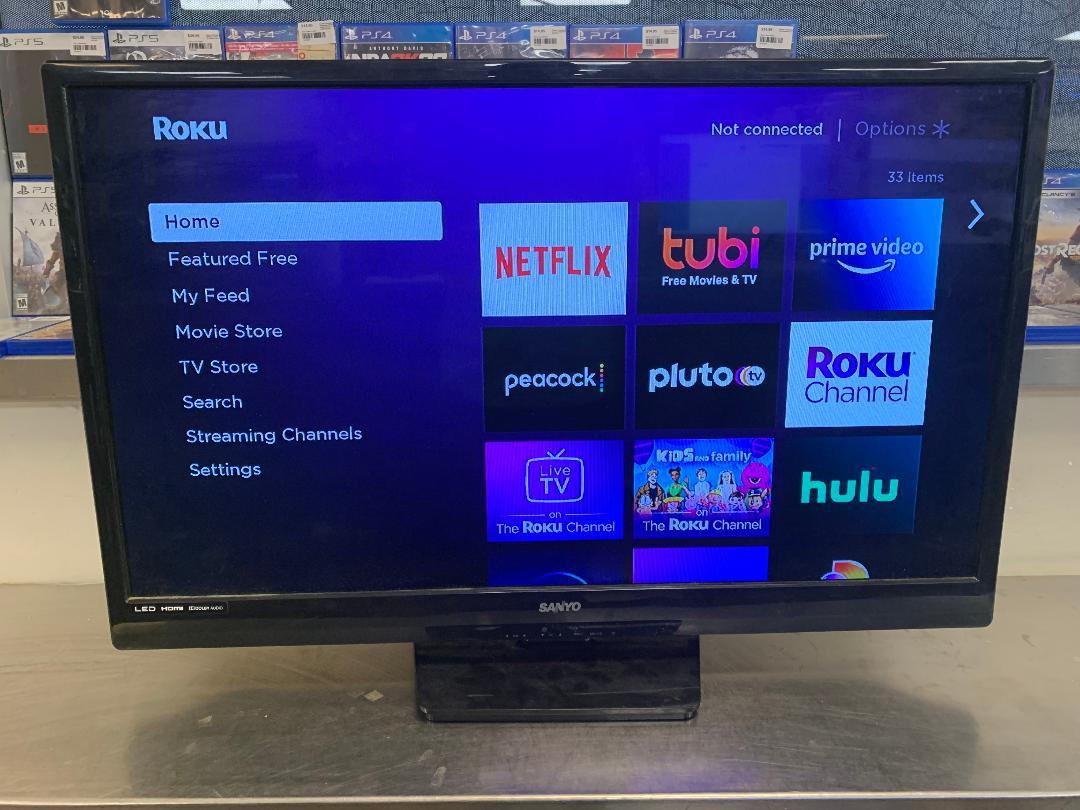 32" SANYO FW32D08F LED TV- Non Smart | USA Pawn