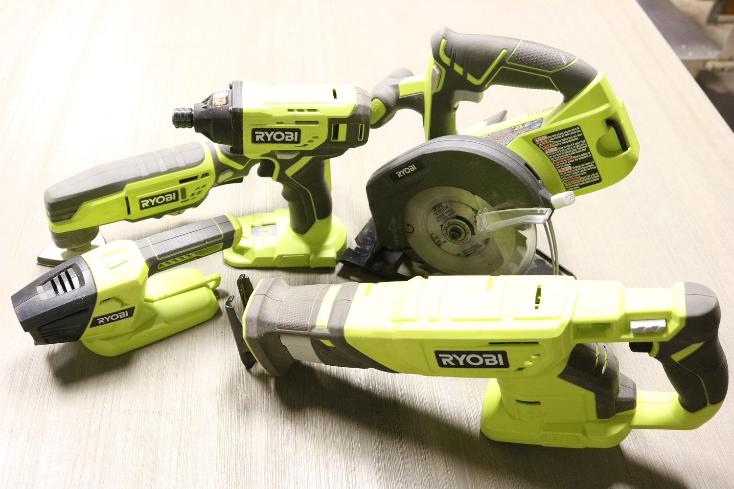 RYOBI 18V Lithium Ion 5 Piece Combo Kit | USA Pawn