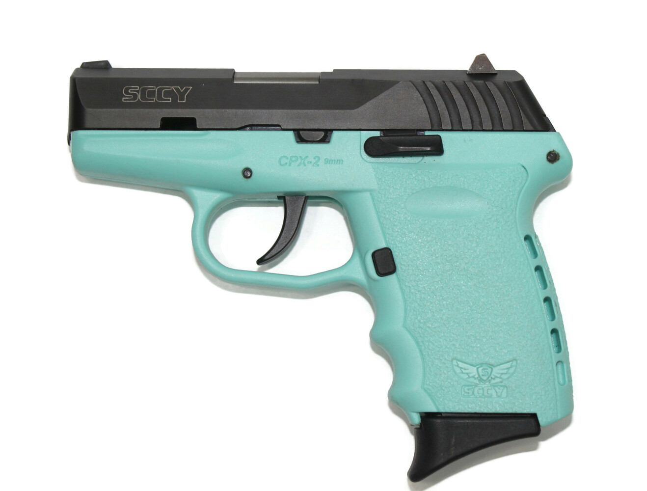 SCCY CPX-2 Compact 9mm Teal Pistol | USA Pawn