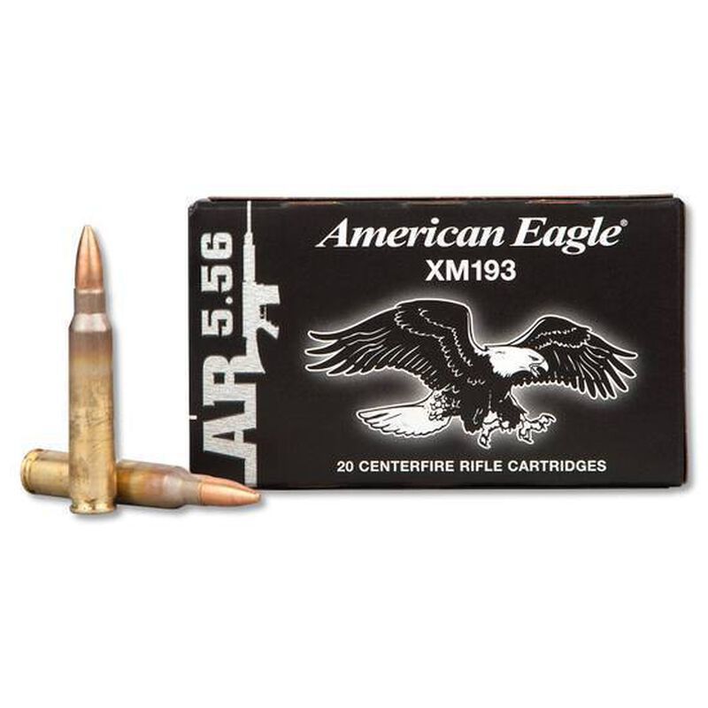 Federal XM193 5.56 NATO 55 Grain FMJ 20 Round Box | USA Pawn